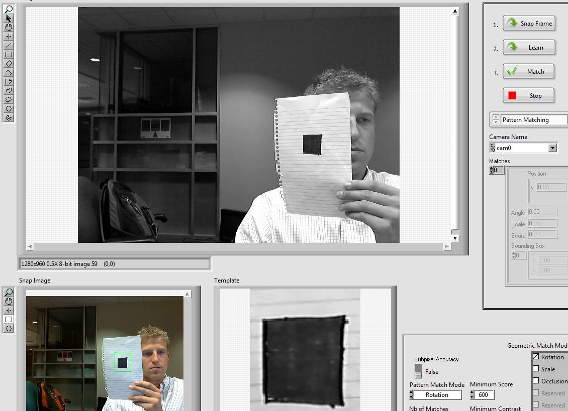 Object Tracking Using Labview And Vision Development Module Ni Community 5679